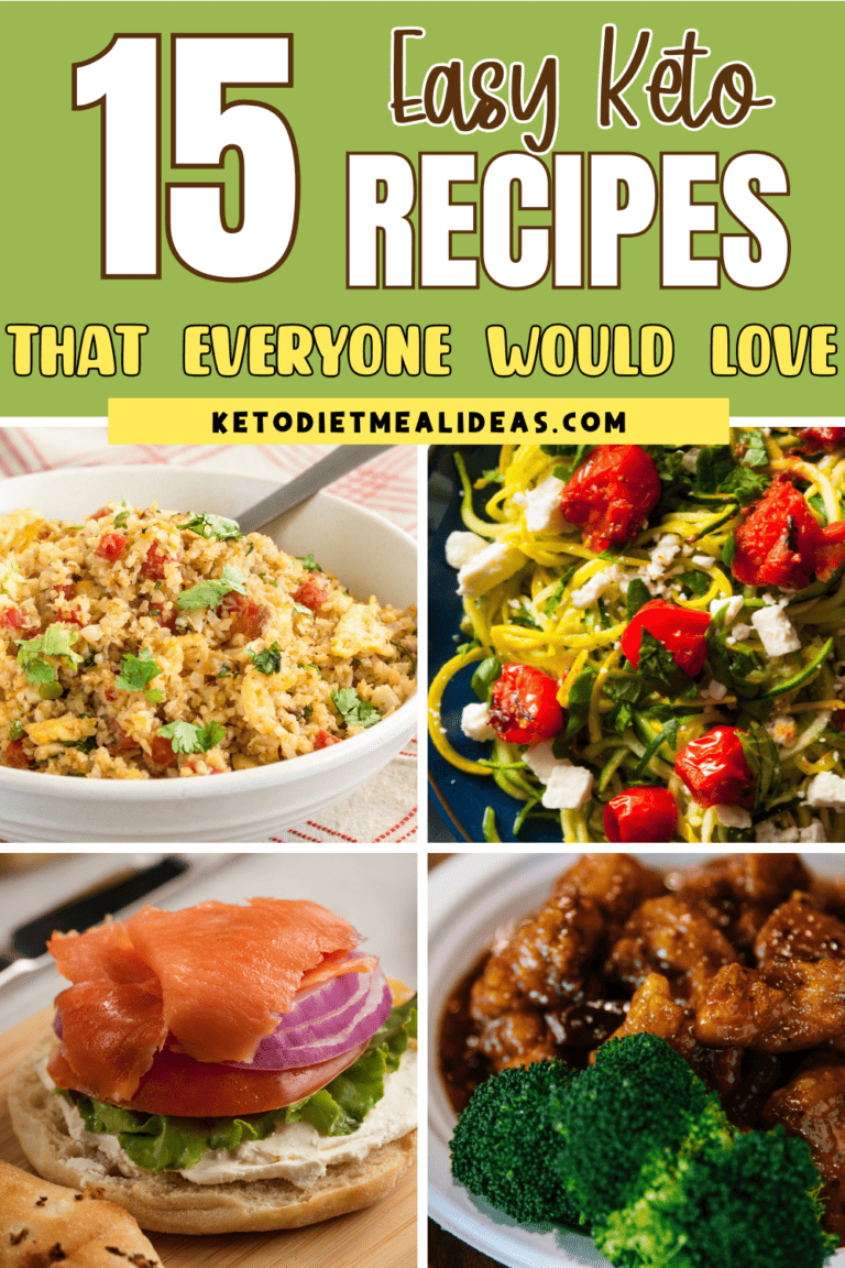 Easy Keto Recipes - Keto Diet Meal Ideas
